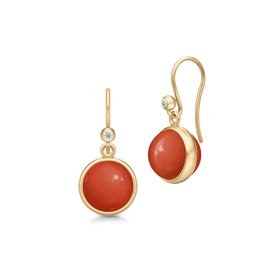 Prime Earrings Red Coral Crystal – Julie Sandlau International
